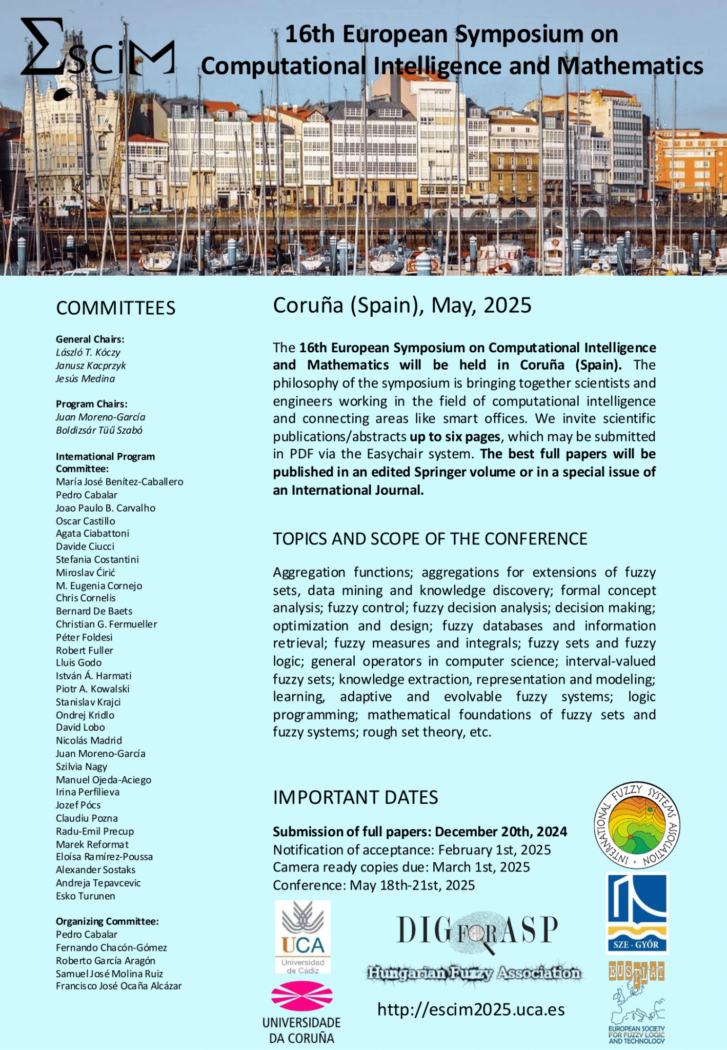 ESCIM 2025 | 16th European Symposium on Computational Intelligence and ...